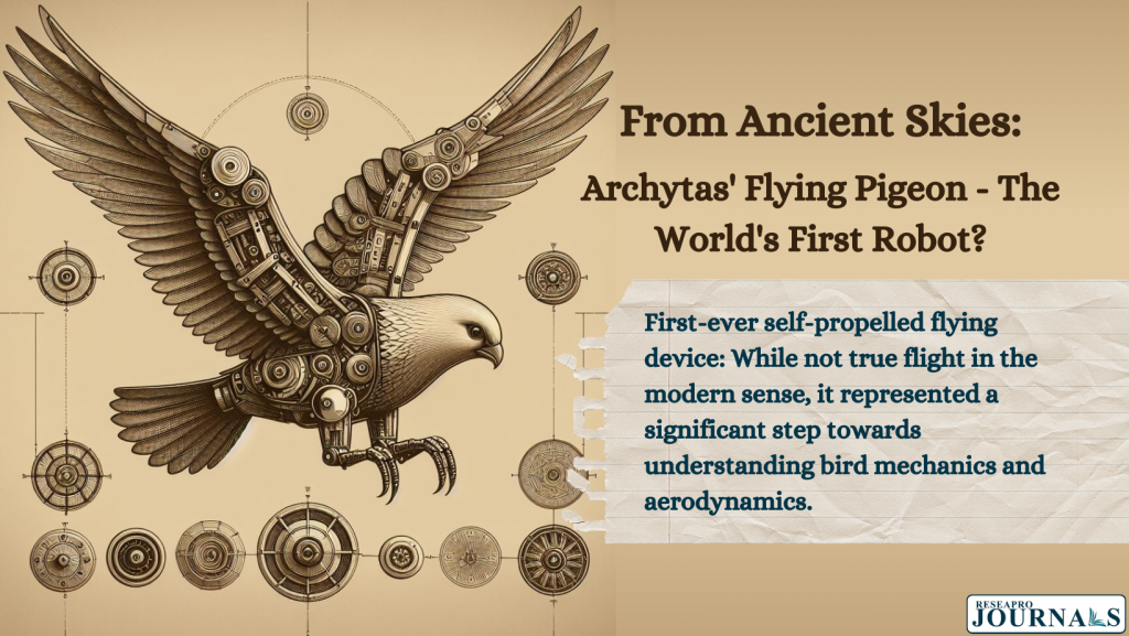 Archytas' Flying Pigeon - The World's First Robot? Archytas' Flying Pigeon - The World's First Robot?